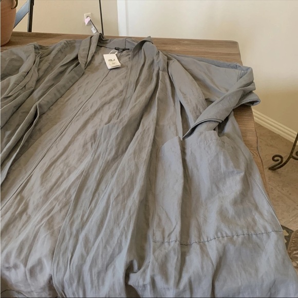 Eileen Fisher | Jackets & Coats | Eileen Fisher Smoke Textured Organic ...